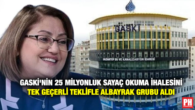 GASKİ’nin 25 Milyonluk Sayaç Okuma İhalesini Tek Geçerli Teklifle ...
